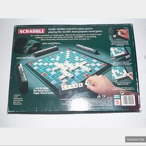 Mattel | Games | Original Scrabble Board Game By Mattel 203 Version ...